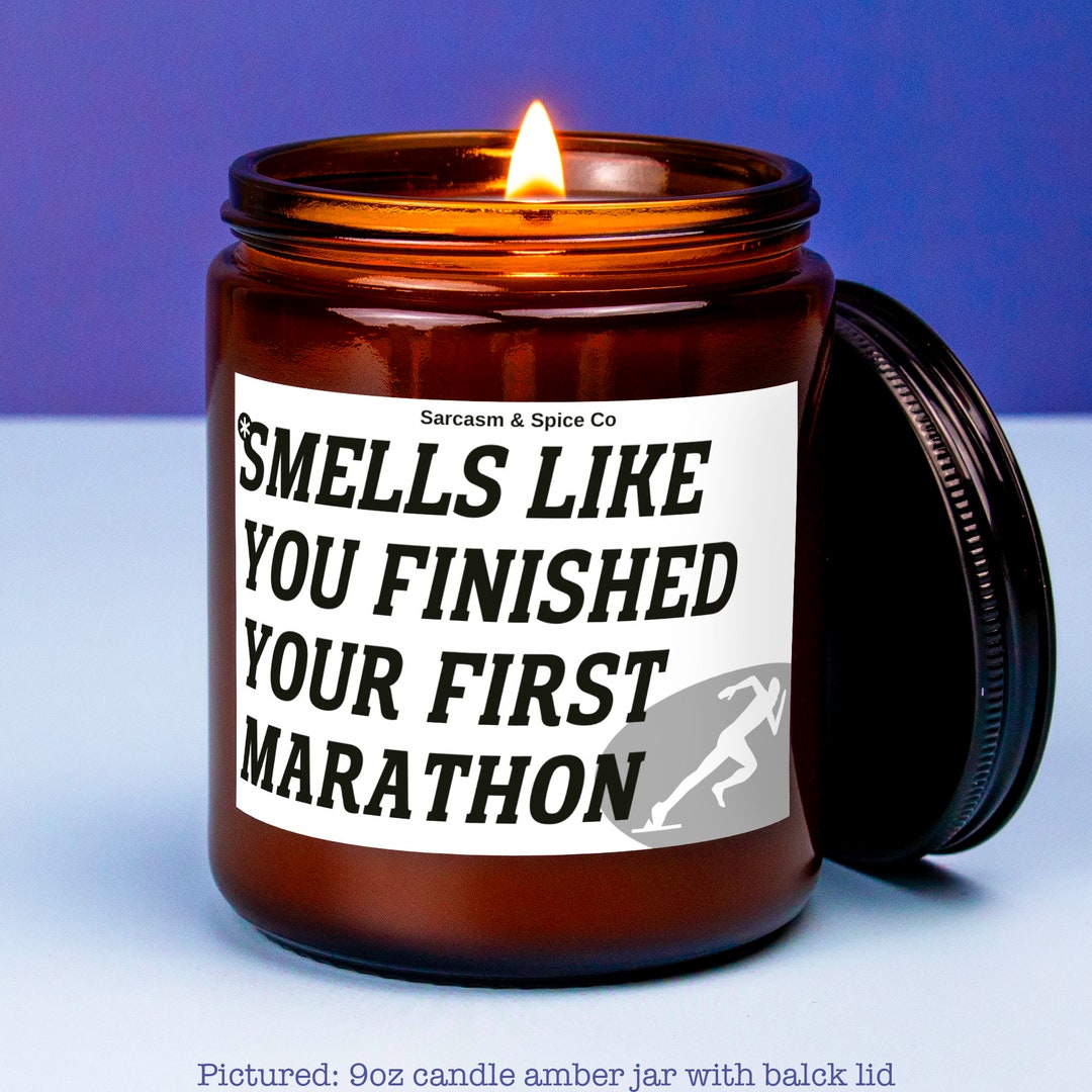 Gift Runner Candle Running Half Marathon Award Runner Trophy ...