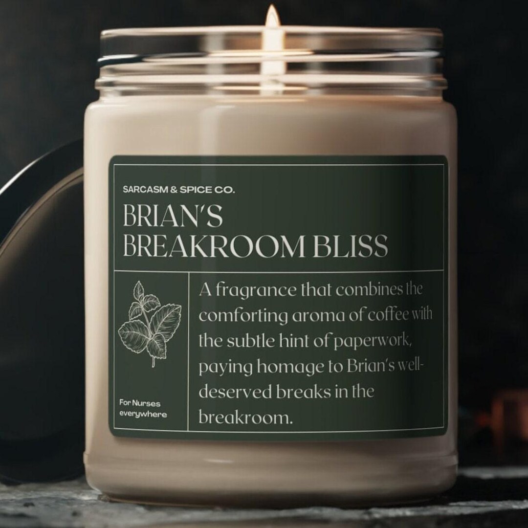 Personalized Nurse Candle Funny Healthcare Professional Candle Custom ...