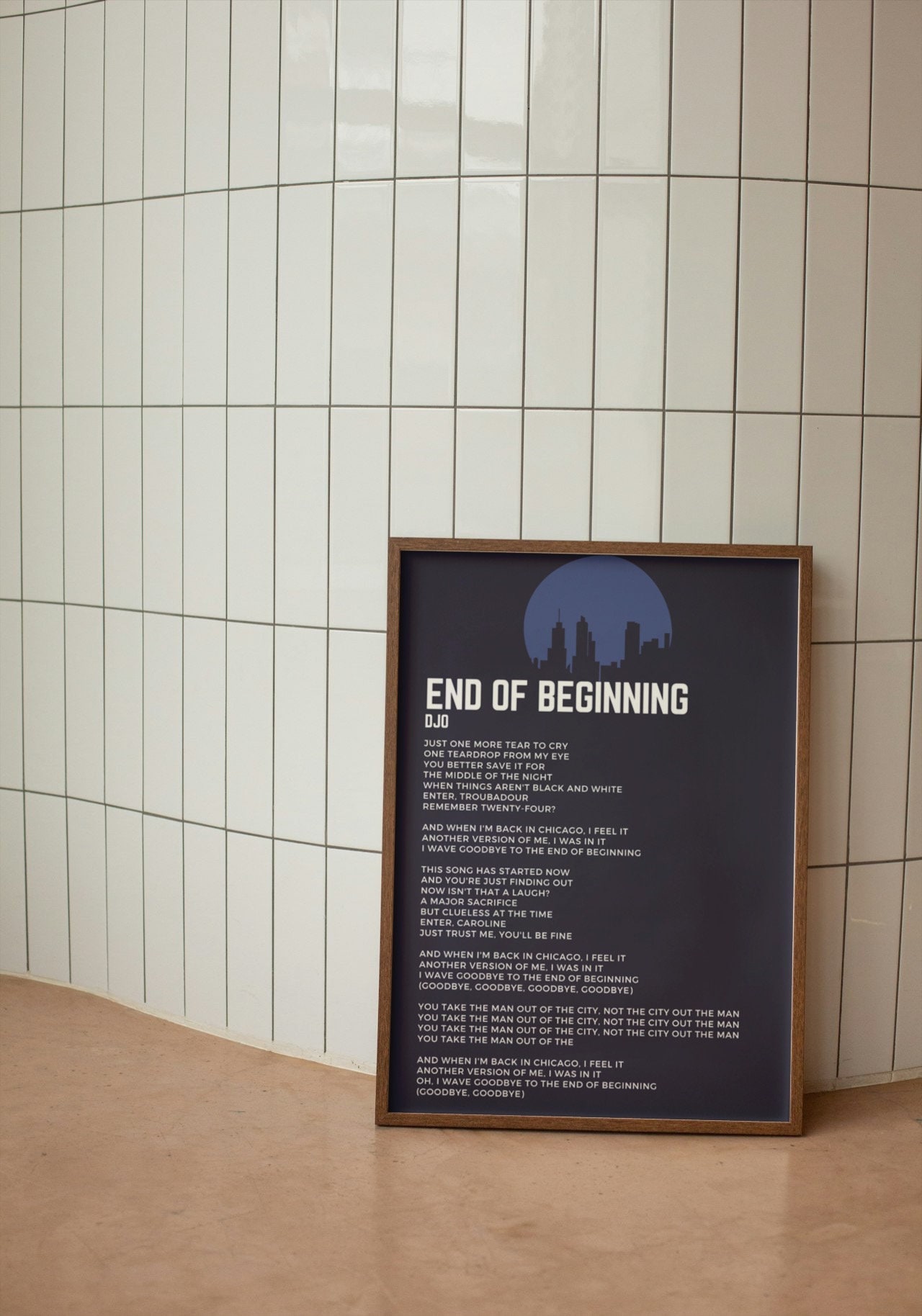 End of Beginning Djo / Music Print/ Rock Music / Indie/ Digital Print ...