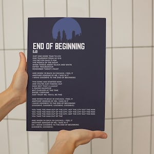 End of Beginning Djo / Music Print/ Rock Music / Indie/ Digital Print ...