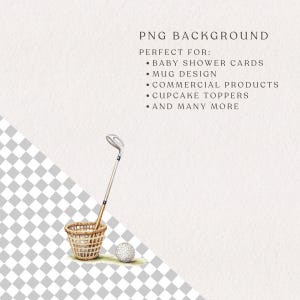 Watercolor Golf Clipart,golf Elements,golf Club,golf Clipart, Golf Ball ...