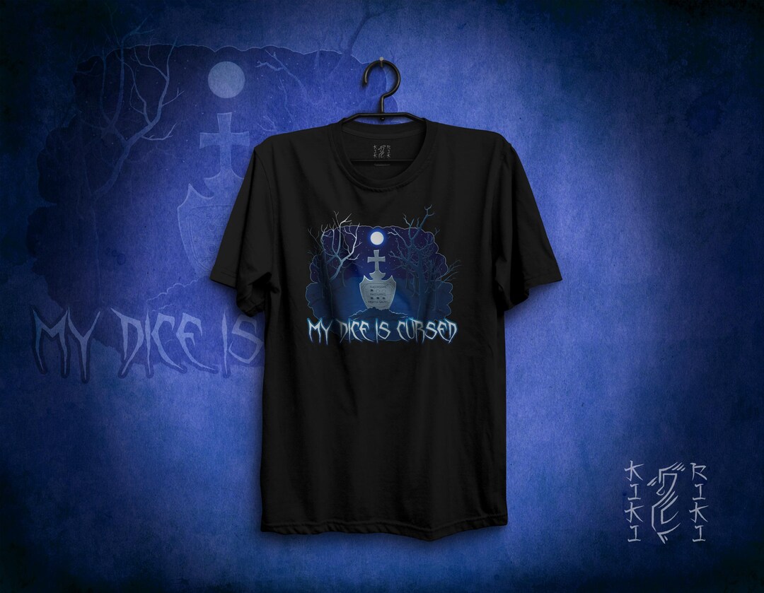 Cursed Dice Dungeons & Dragons Unisex Shirt Dungeon Master D and D1 ...