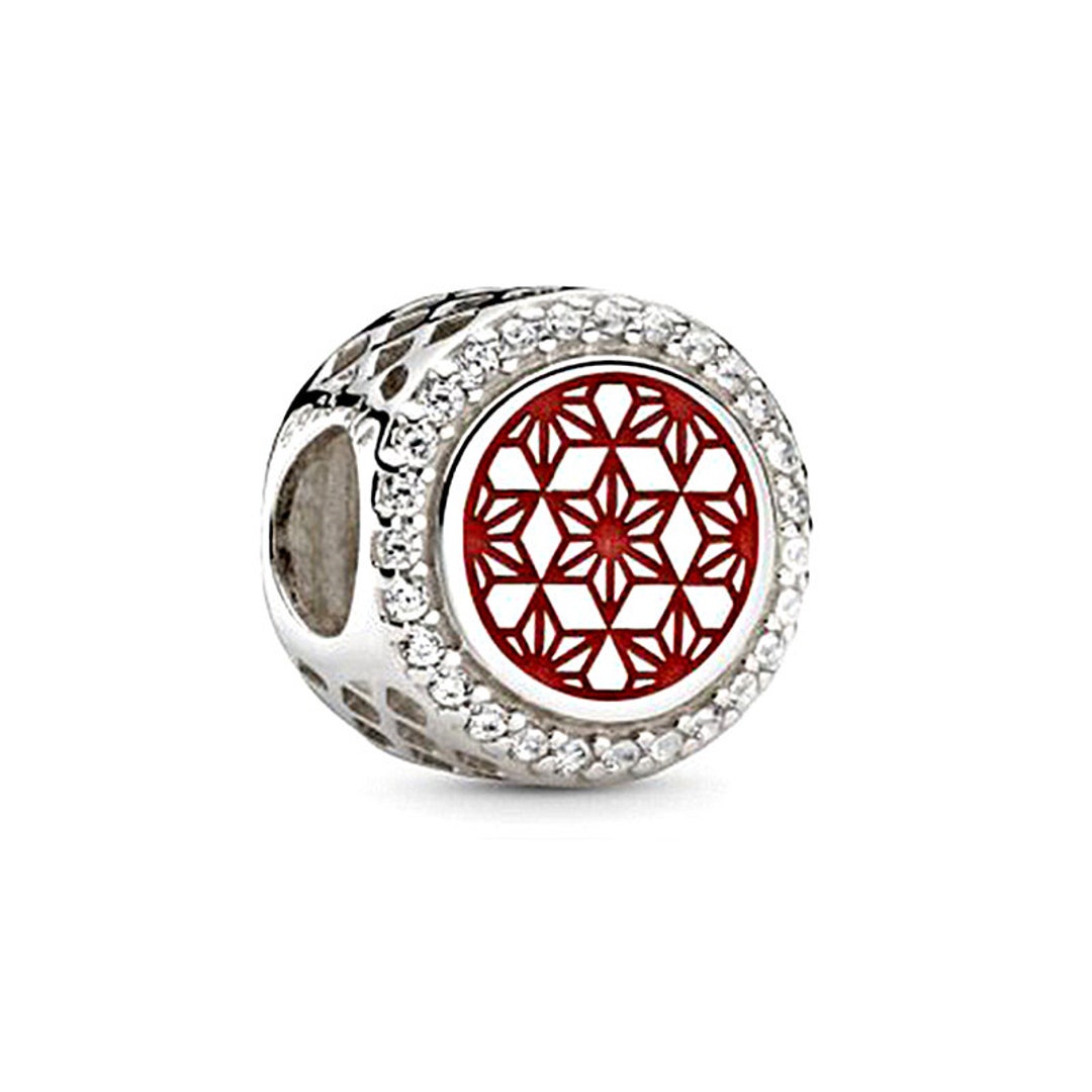 Pandora Japan Exclusive Red Hemp Leaf Pattern Charm Limited - Etsy