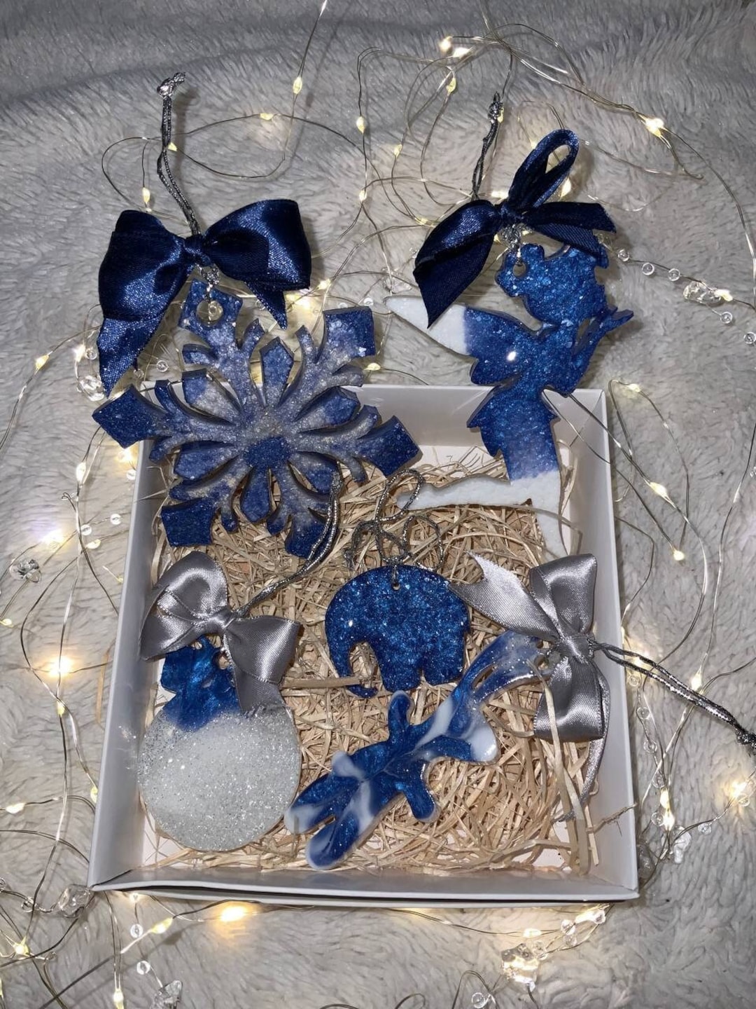 Christmas Tree Toys Set of Epoxy Resins. Resin Christmas - Etsy