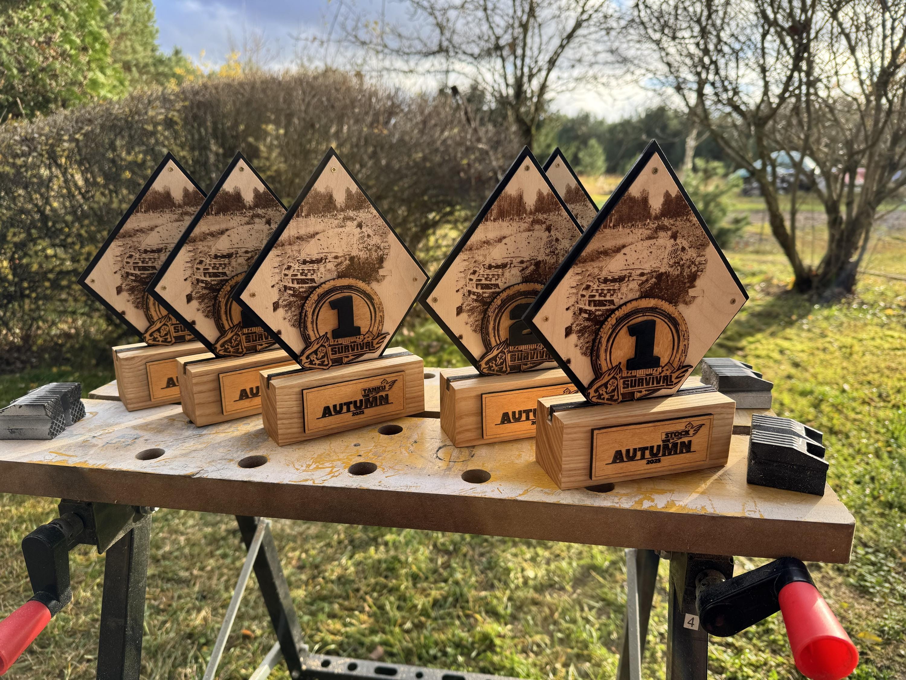 Custom Laser Engraved Wood Trophy – Personalized Award – Solid Wood - Etsy