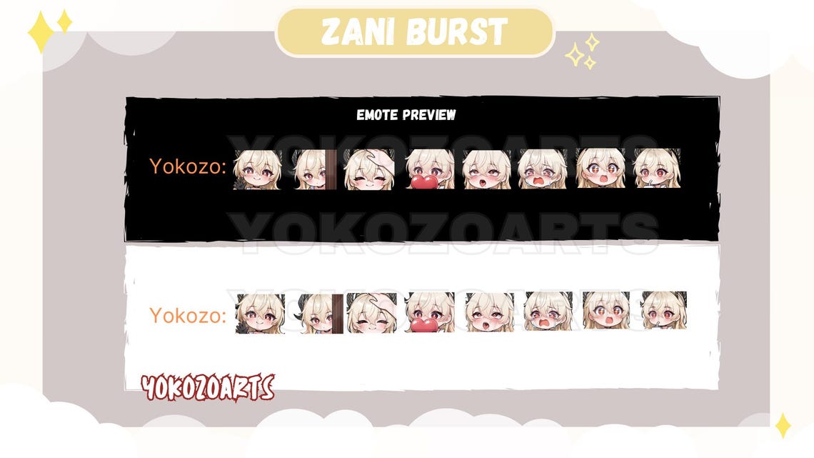 Wuthering Waves - Zani (burst Form) Emotes, Ready to Use Cute Chibi ...