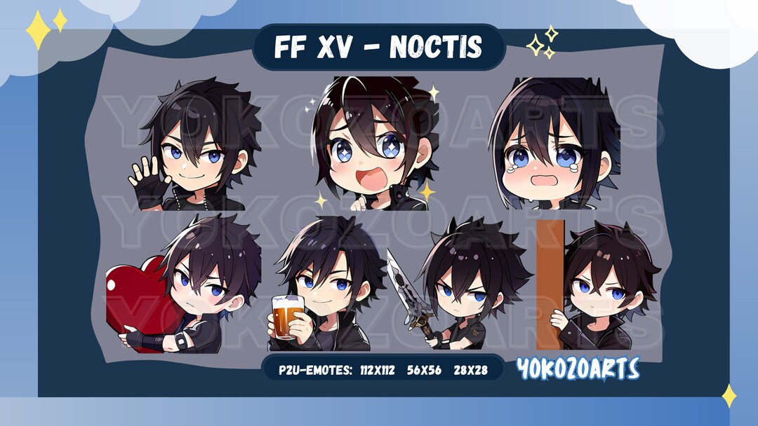 Final Fantasy 15 - Noctis Lucis Caelum Emotes, Final Fantasy Emotes ...