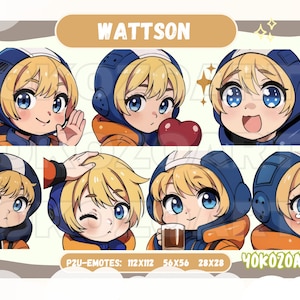 Apex Legends - Wattson Emotes, FPS Emotes, Chibi Emotes for Twitch ...