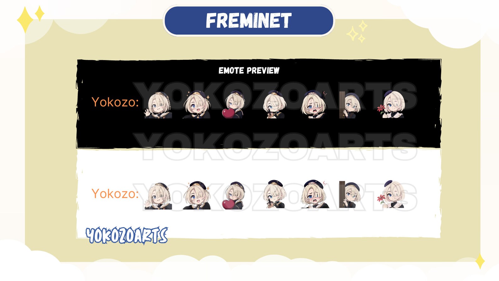 Genshin Impact Freminet Emotes Ready to Use Cute Chibi - Etsy Canada