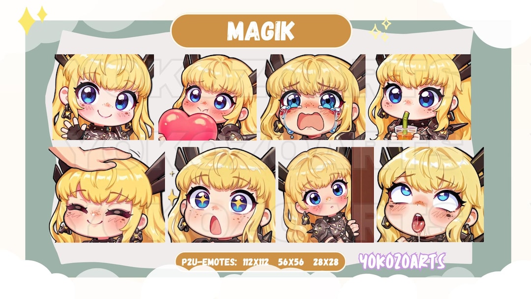 Marvel Rivals - Magik Emotes, Chibi Emotes for Youtube/twitch/discord ...