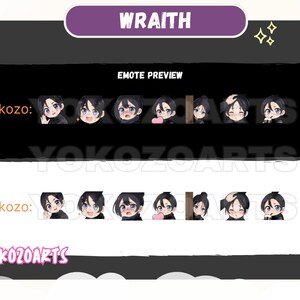 Apex Legends Wraith Emotes, FPS Emotes, Chibi Emotes for Twitch/discord ...