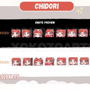 Persona 3 - Chidori Yoshino, Video Game Chibi Emotes for Twitch/discord ...