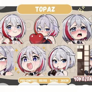 Honkai Star Rail - Topaz Emotes, Ready to Use Cute Chibi Emotes for ...