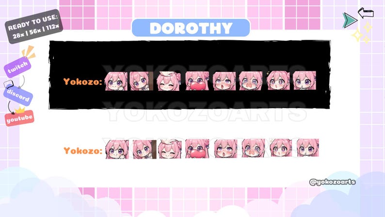 NIKKE: Goddess of Victory - Dorothy Emotes, P2U Chibi Emotes for ...