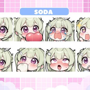 NIKKE: Goddess of Victory - Soda Emotes, P2U Chibi Emotes for Discord ...