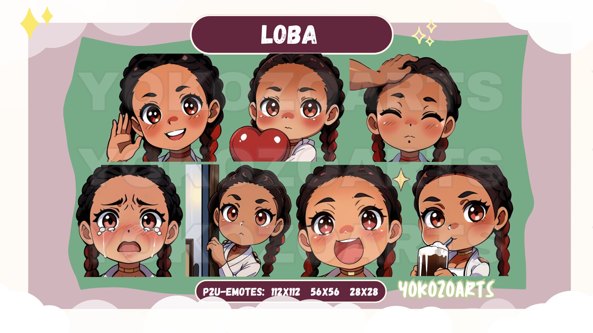 Apex Legends - Loba Emotes, FPS Emotes, Chibi Emotes for Twitch/discord ...
