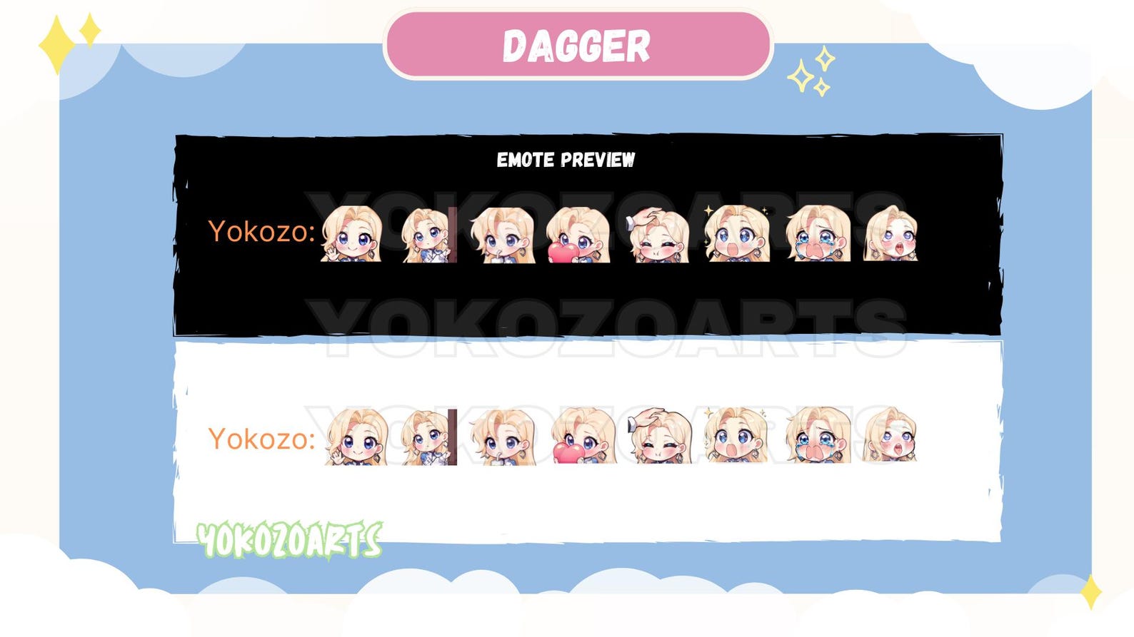 Marvel Rivals - Dagger Emotes, Chibi Emotes for Youtube/twitch/discord ...