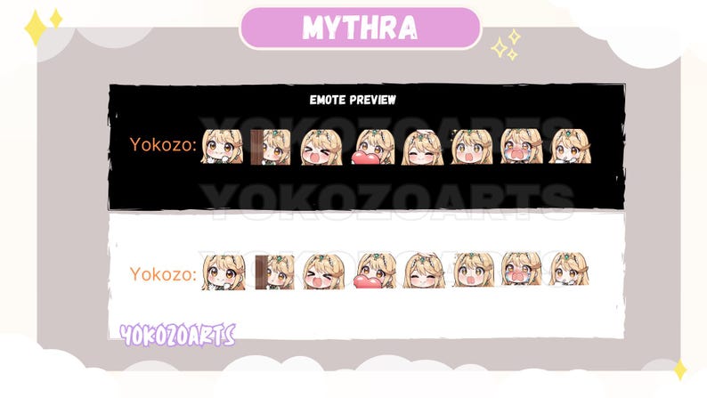 Xenoblade Chronicles - Mythra Chibi Emotes for Twitch/discord/youtube ...
