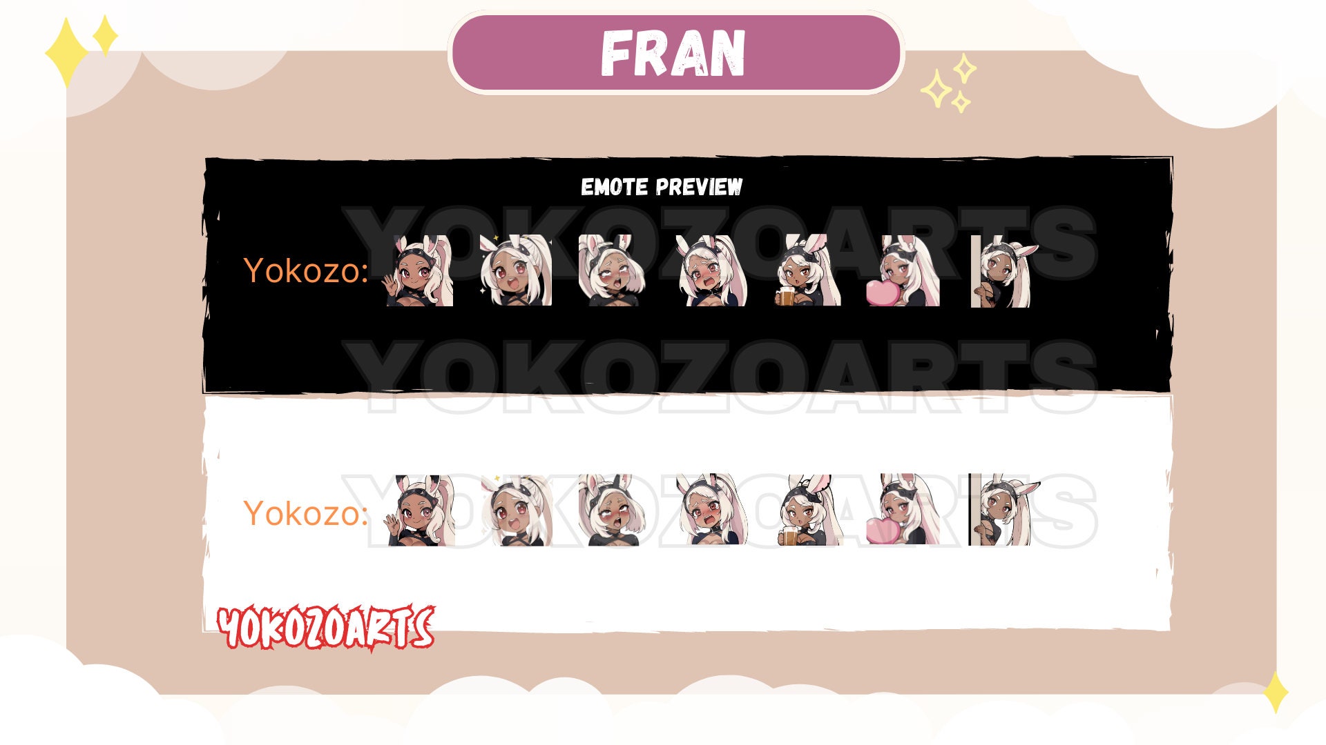 Final Fantasy 12 Fran Emotes, Anime Emotes, Discord/twitch/youtube ...