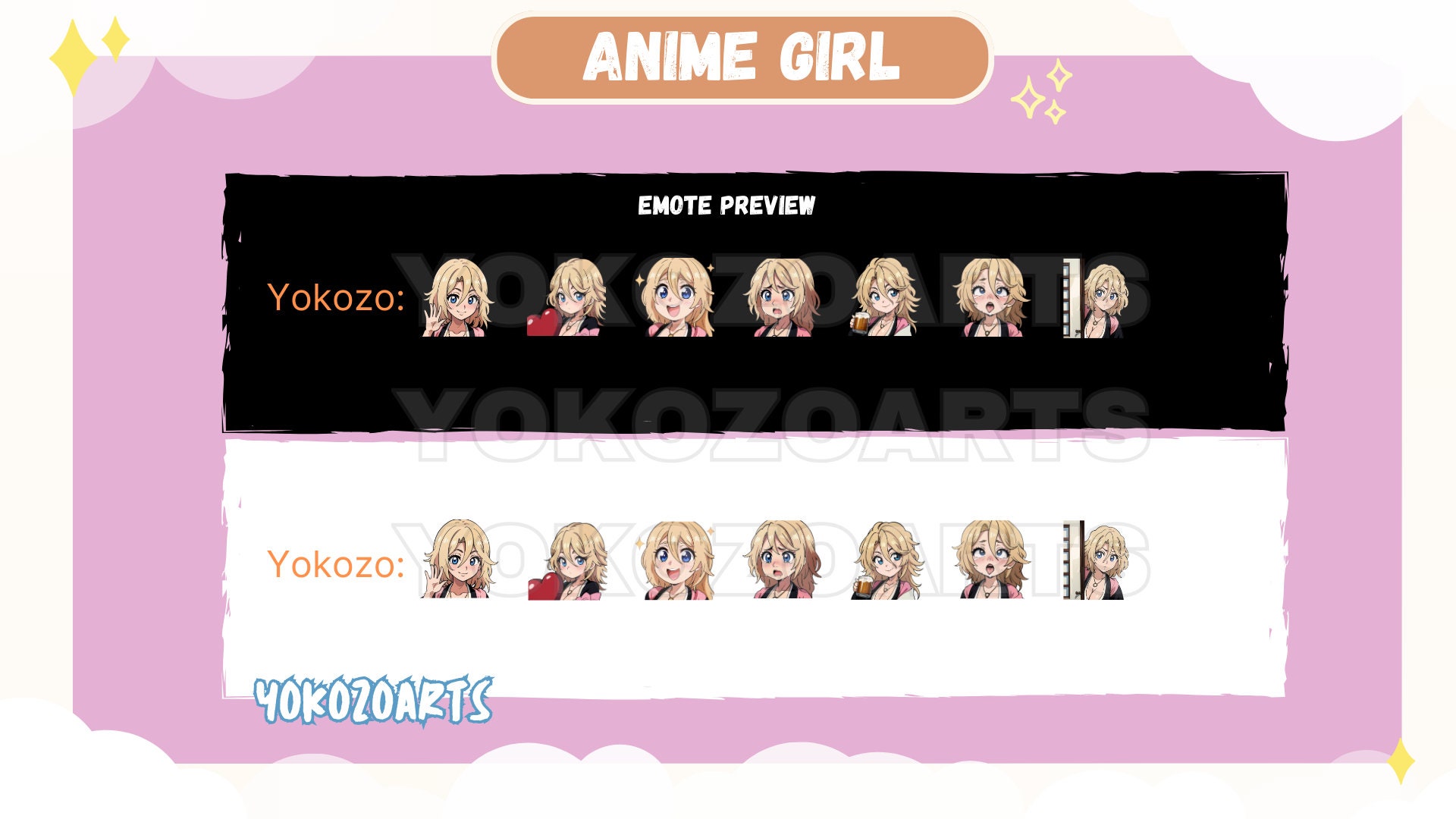 Soul Reaper Anime Girl Anime Emotes Chibi Emotes for - Etsy