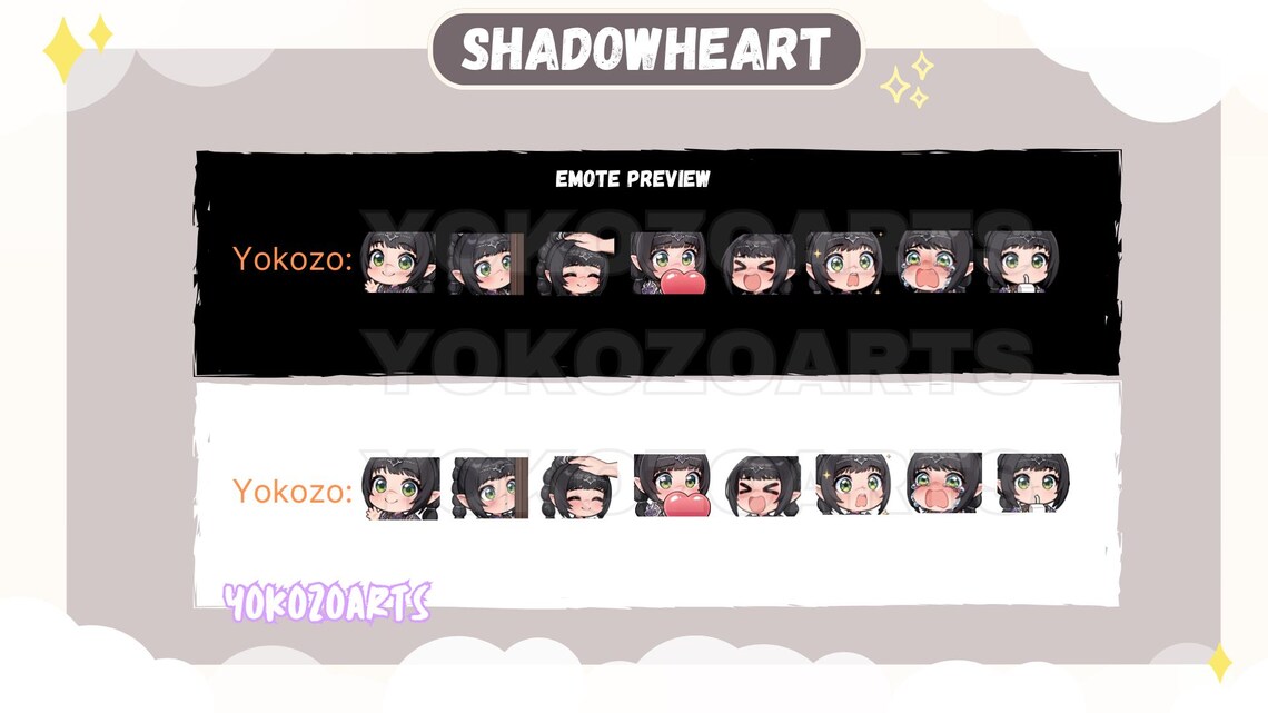 Baldur's Gate 3 - Shadowheart Emotes, Chibi Emotes for Twitch/discord ...