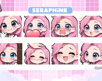 Seraphine / League of Legends Emote | for Twitch, Discord, Youtube - Etsy