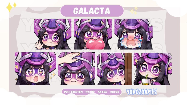 Marvel Rivals - Galacta Emotes, Chibi Emotes for Youtube/twitch/discord ...