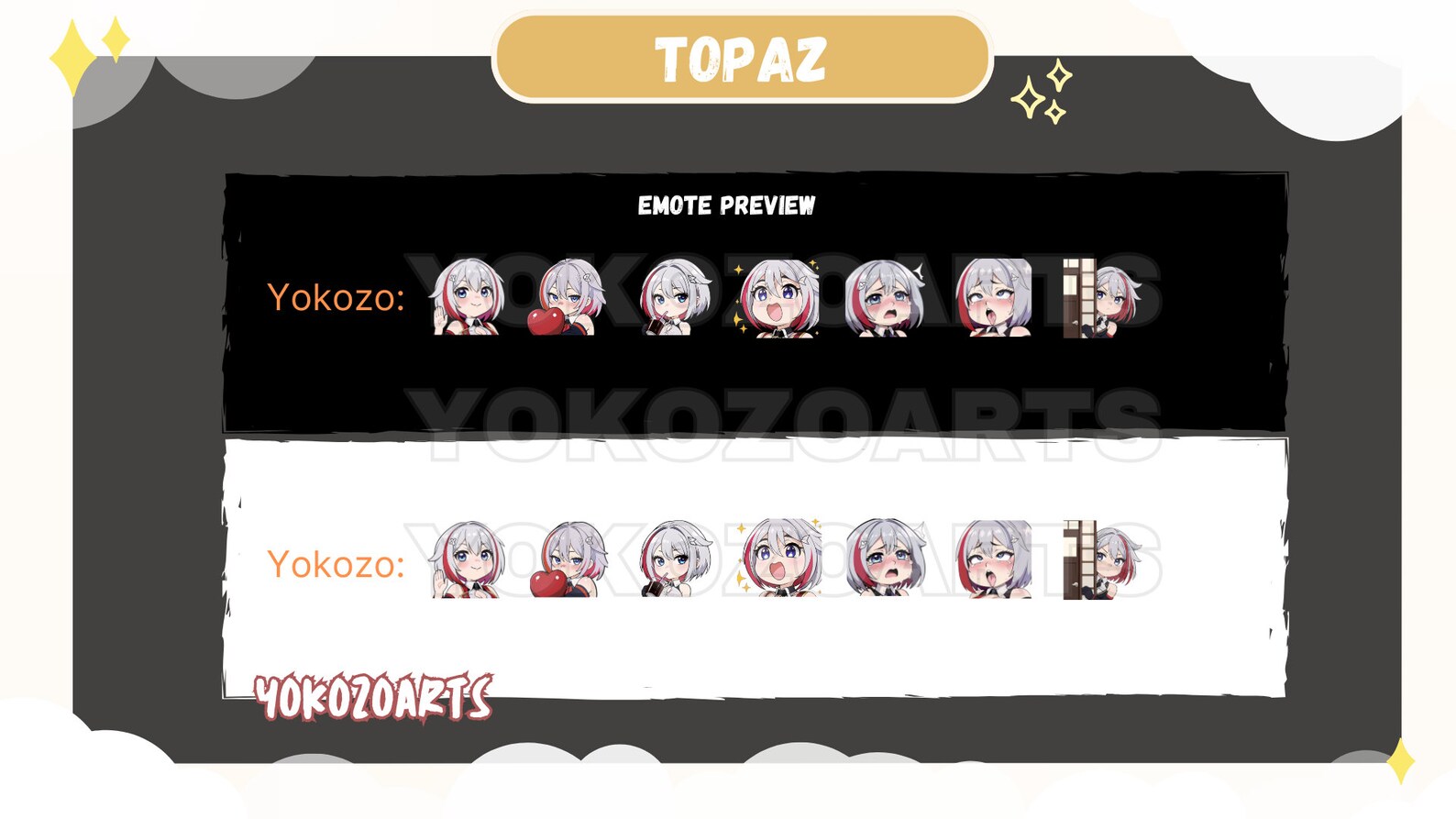 Honkai Star Rail - Topaz Emotes, Ready to Use Cute Chibi Emotes for ...
