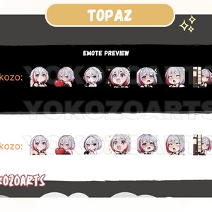 Honkai Star Rail - Topaz Emotes, Ready to Use Cute Chibi Emotes for ...