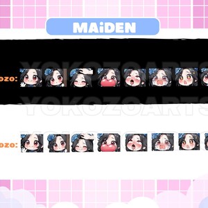 NIKKE: Goddess of Victory - Maiden Emotes, P2U Chibi Emotes for Discord ...