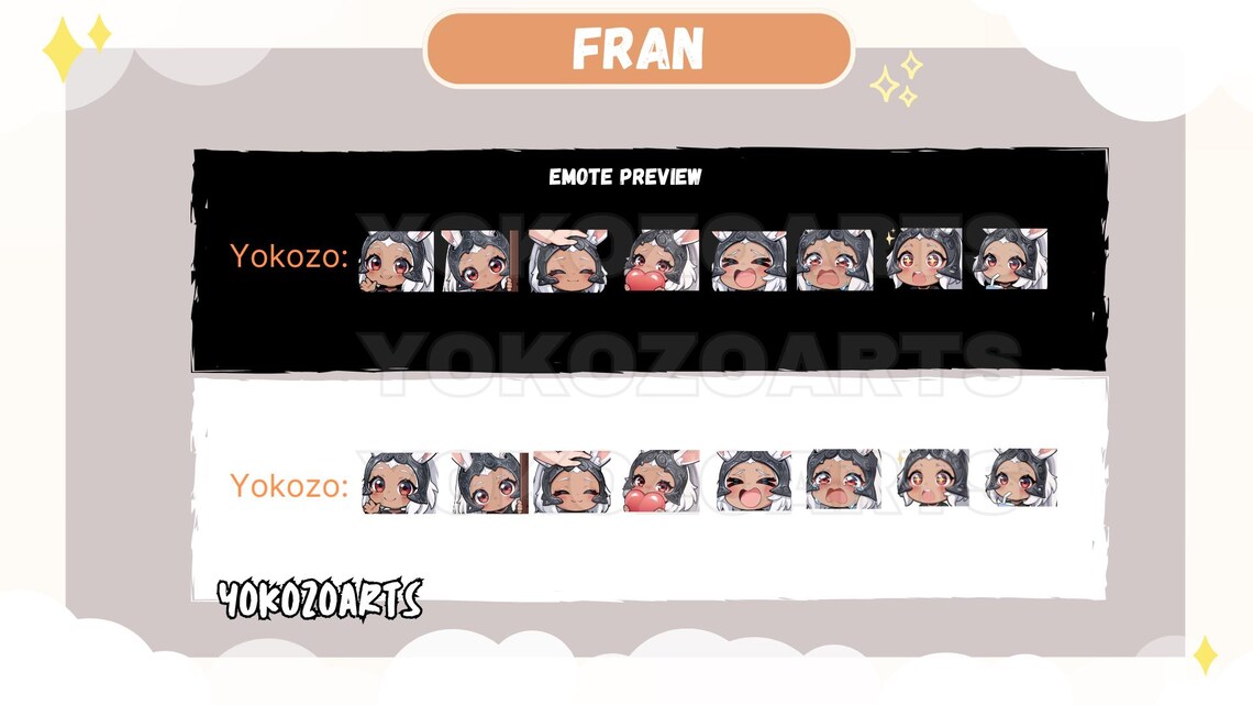 Final Fantasy 12 - Fran Emotes, Chibi Emotes, Discord/twitch/youtube ...