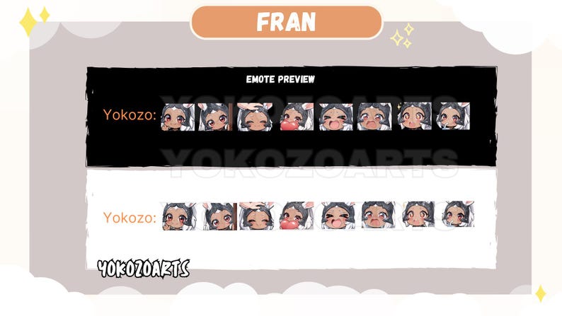 Final Fantasy 12 - Fran Emotes, Chibi Emotes, Discord/twitch/youtube ...