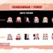 CSM Power Emotes Anime Chibi Emotes Twitch/discord/youtube - Etsy