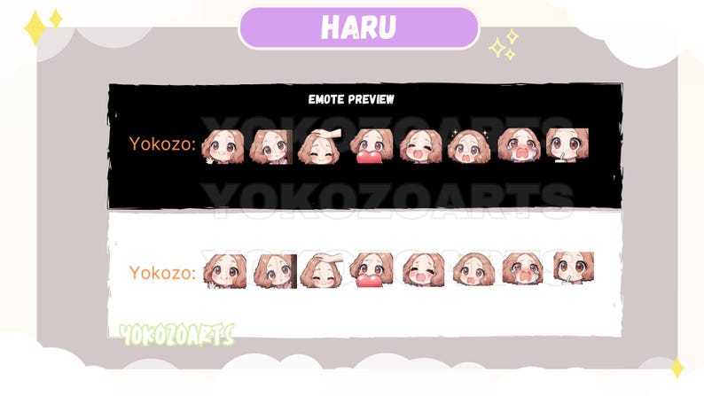 Persona/p5 - Haru Okumura, Anime Chibi Emotes for Twitch/discord ...