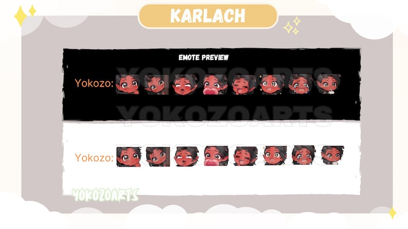 Baldur's Gate 3 - Karlach Emotes, Chibi Emotes for Twitch/discord ...