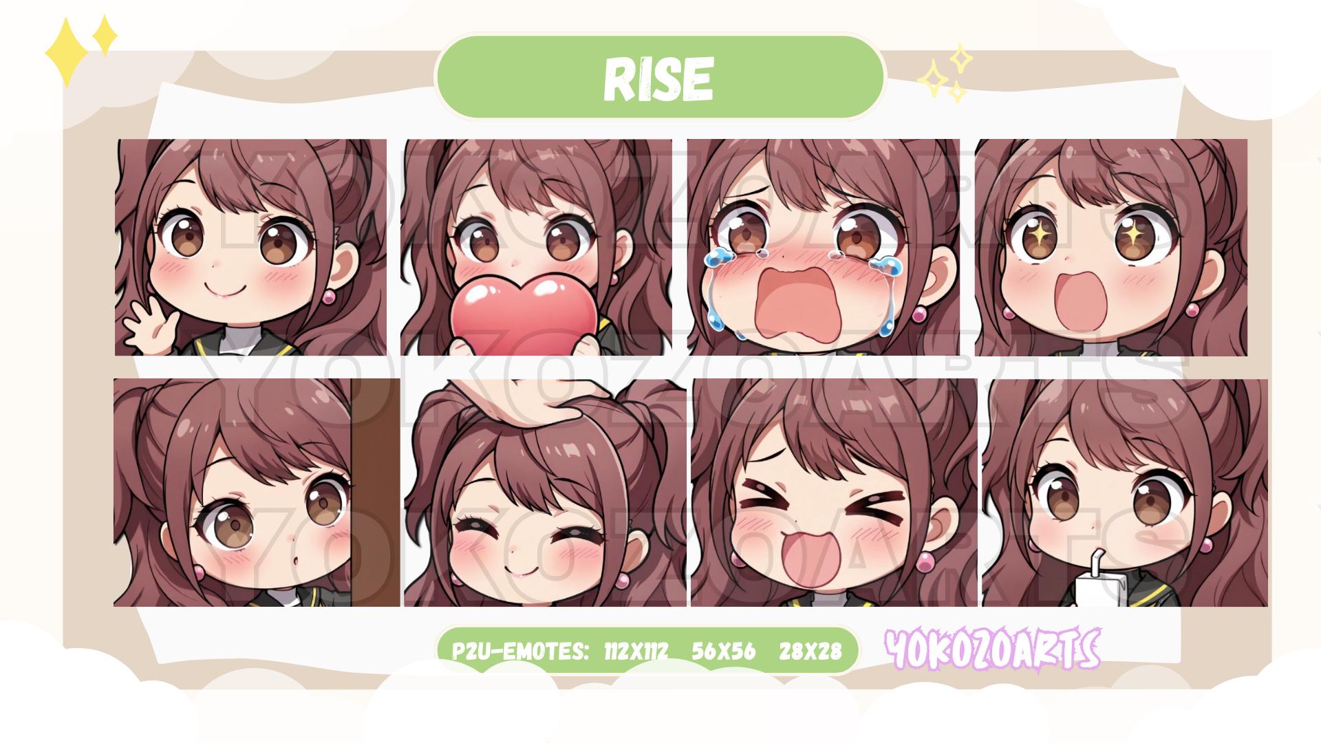 Persona - Rise, Video Game Chibi Emotes for Twitch/discord/youtube - Etsy
