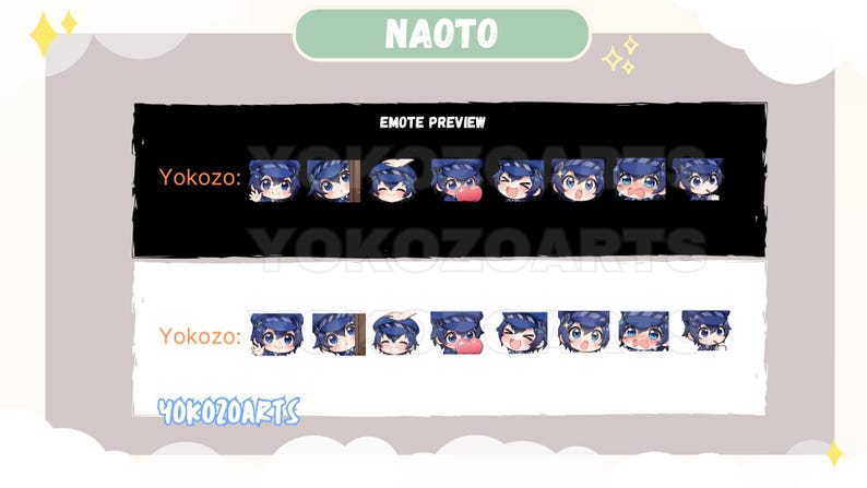 Persona/p4 - Naoto Shirogane, Anime Chibi Emotes for Twitch/discord ...