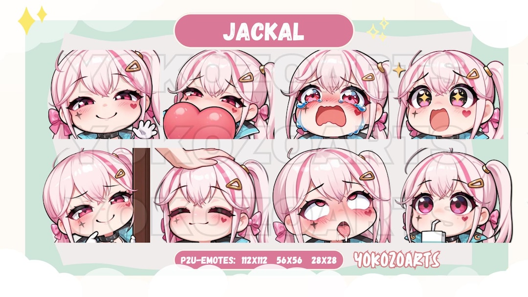 NIKKE: Goddess of Victory - Jackal Emotes, P2U Chibi Emotes for Discord ...
