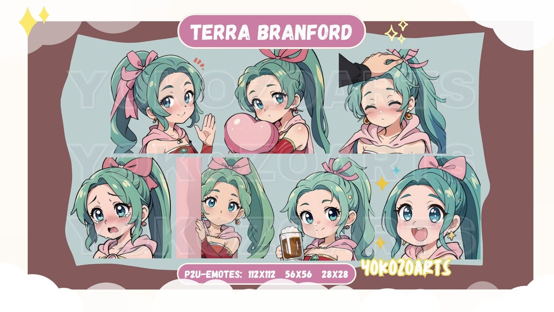 Final Fantasy 6 - Terra/tina Branford Emotes, Anime Chibi Emotes ...