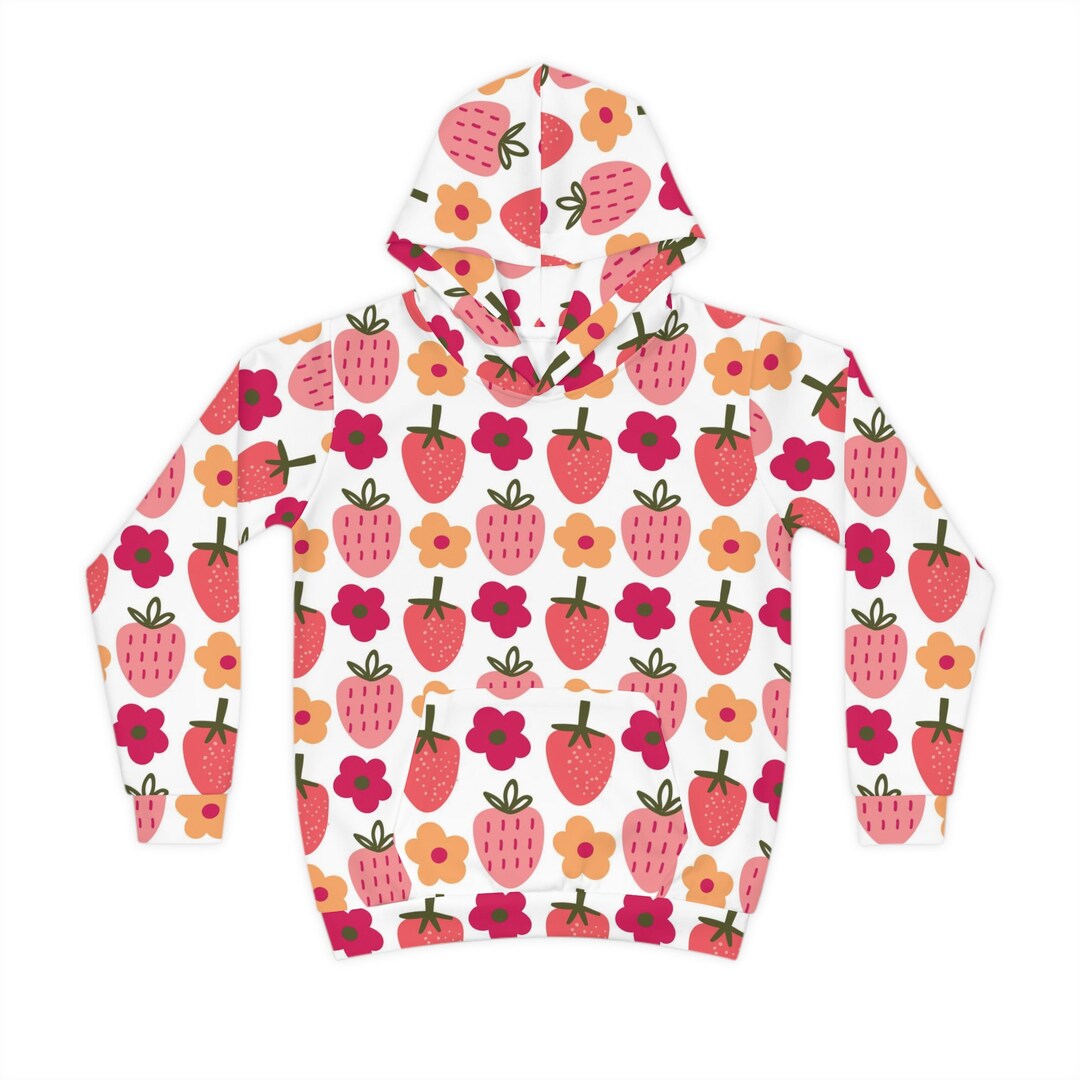 Custom Kids All-over Print Hoodie Eco-friendly Vibrant - Etsy