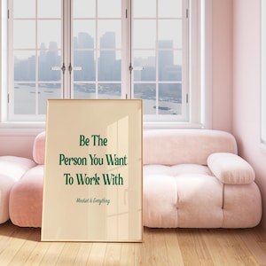 Motivational Wall Art Print, Inspirational Office Print Growth Mindset ...