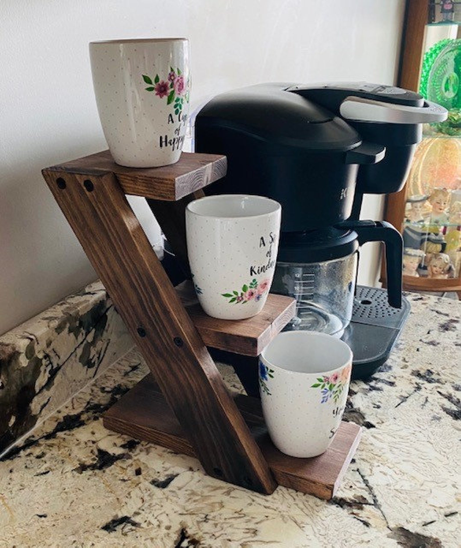 Plant Stand, Coffee Mug Stand, Small Stand, Countertop Stand ...