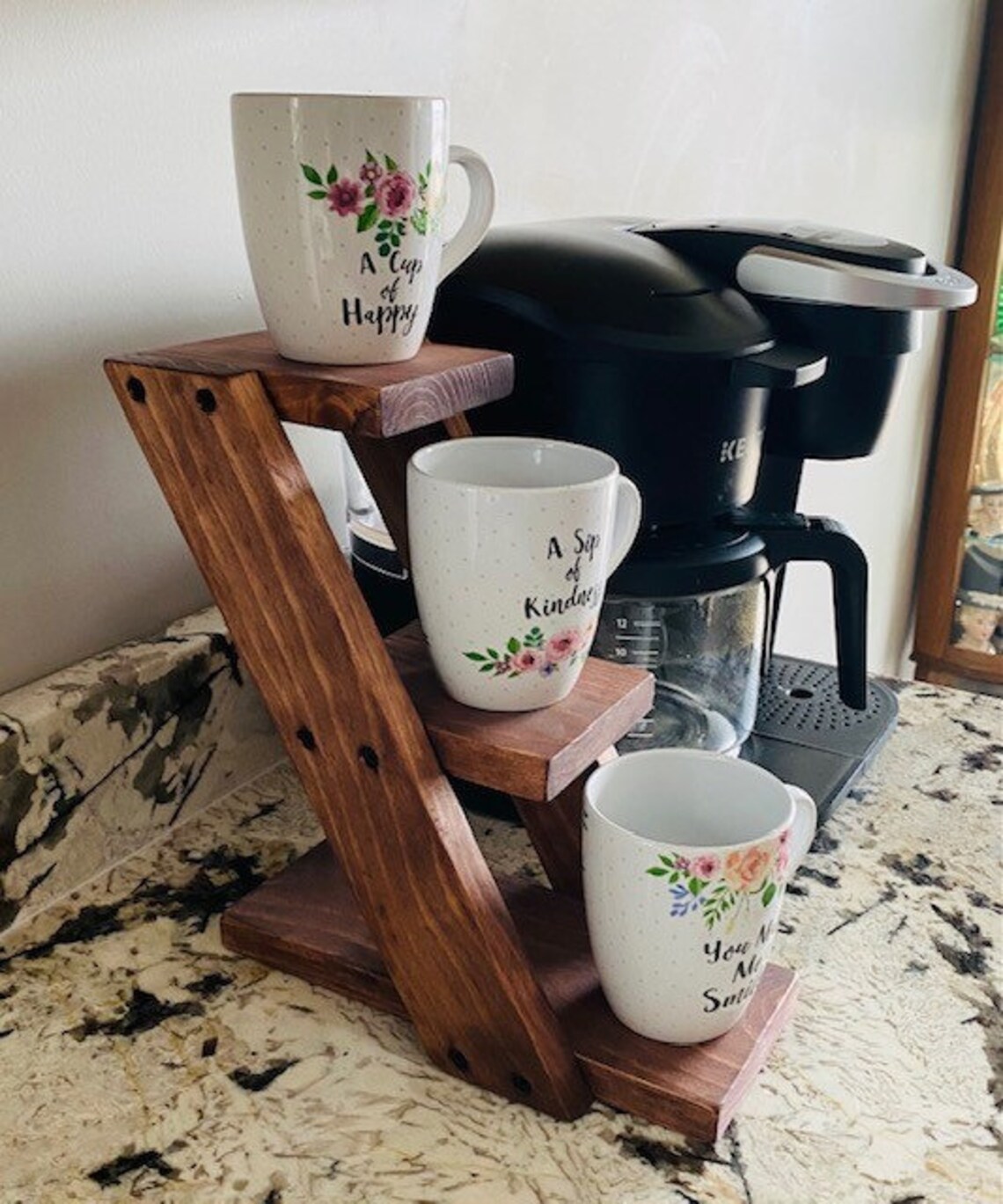Plant Stand, Coffee Mug Stand, Small Stand, Countertop Stand ...