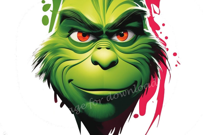 4 High Resolution Grinch PNG Images Digital Download - Etsy