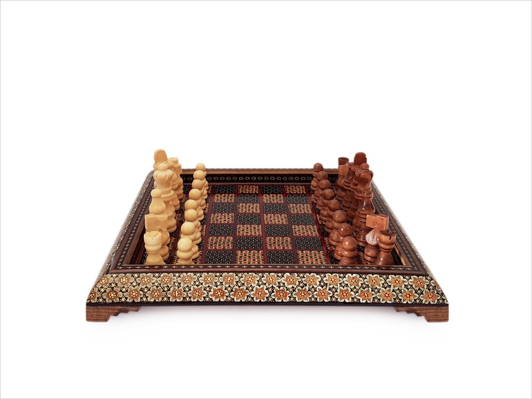 Intricate Persian Chess Set Handcrafted Unique Persian Design - Etsy