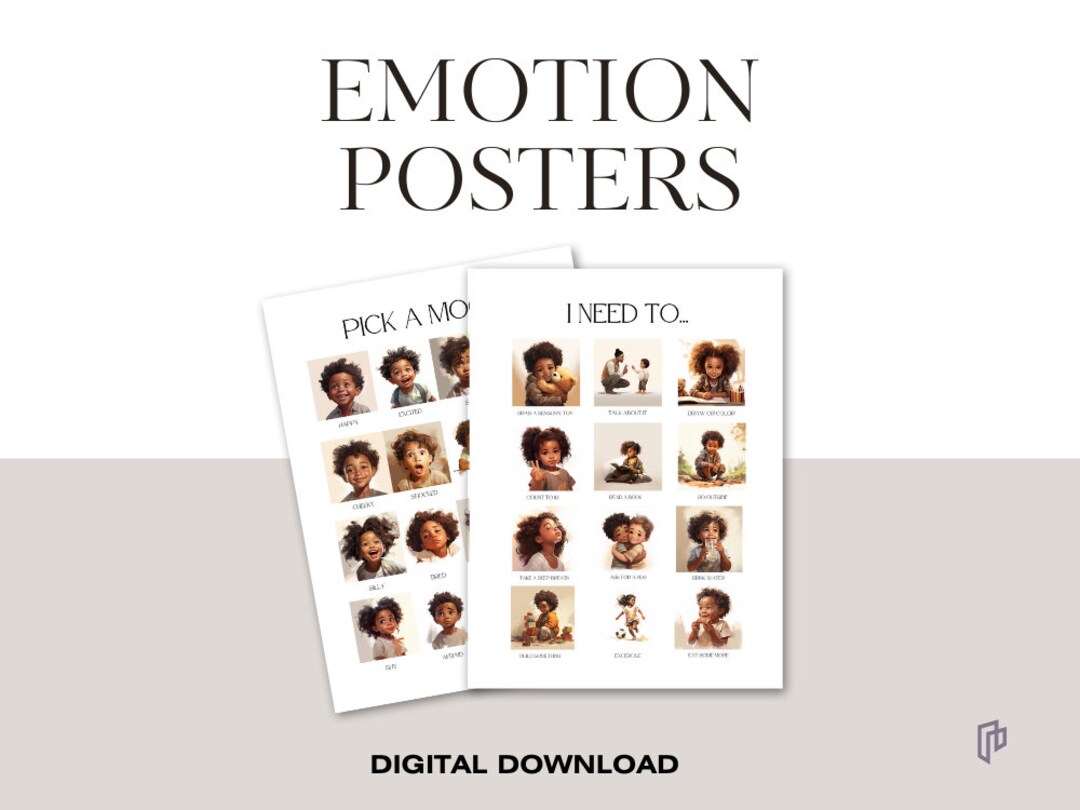 Emotion Posters - Etsy