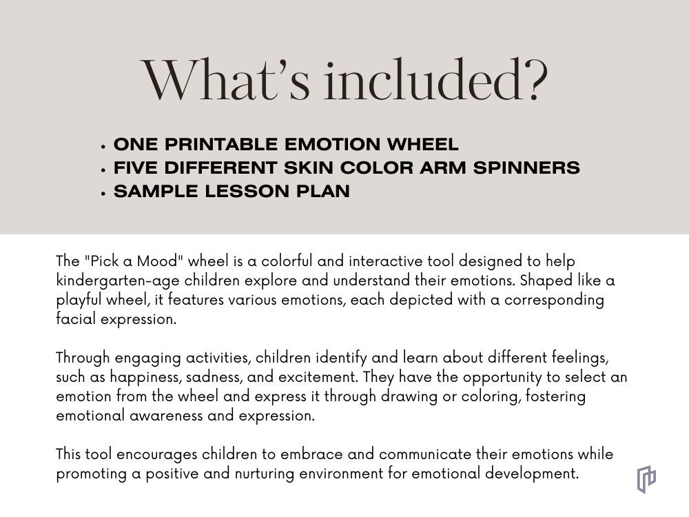 Interactive Kids' Emotion Wheel - Explore Feelings and Express Emotions ...