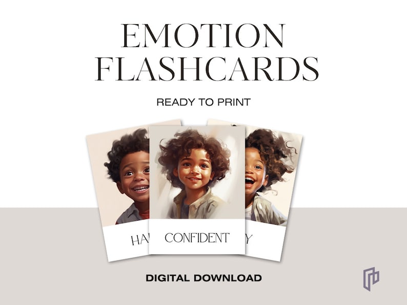 16 Emotion Flashcards, Inclusive Digital Flashcards, Peace Table, K-12 ...
