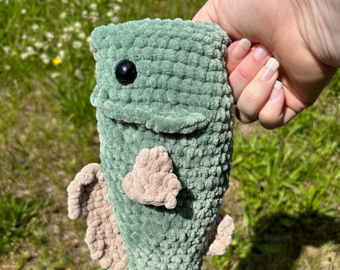 Crochet Bass Plushie Amigurumi, Fish, Ocean, Fishing, Gift - Etsy