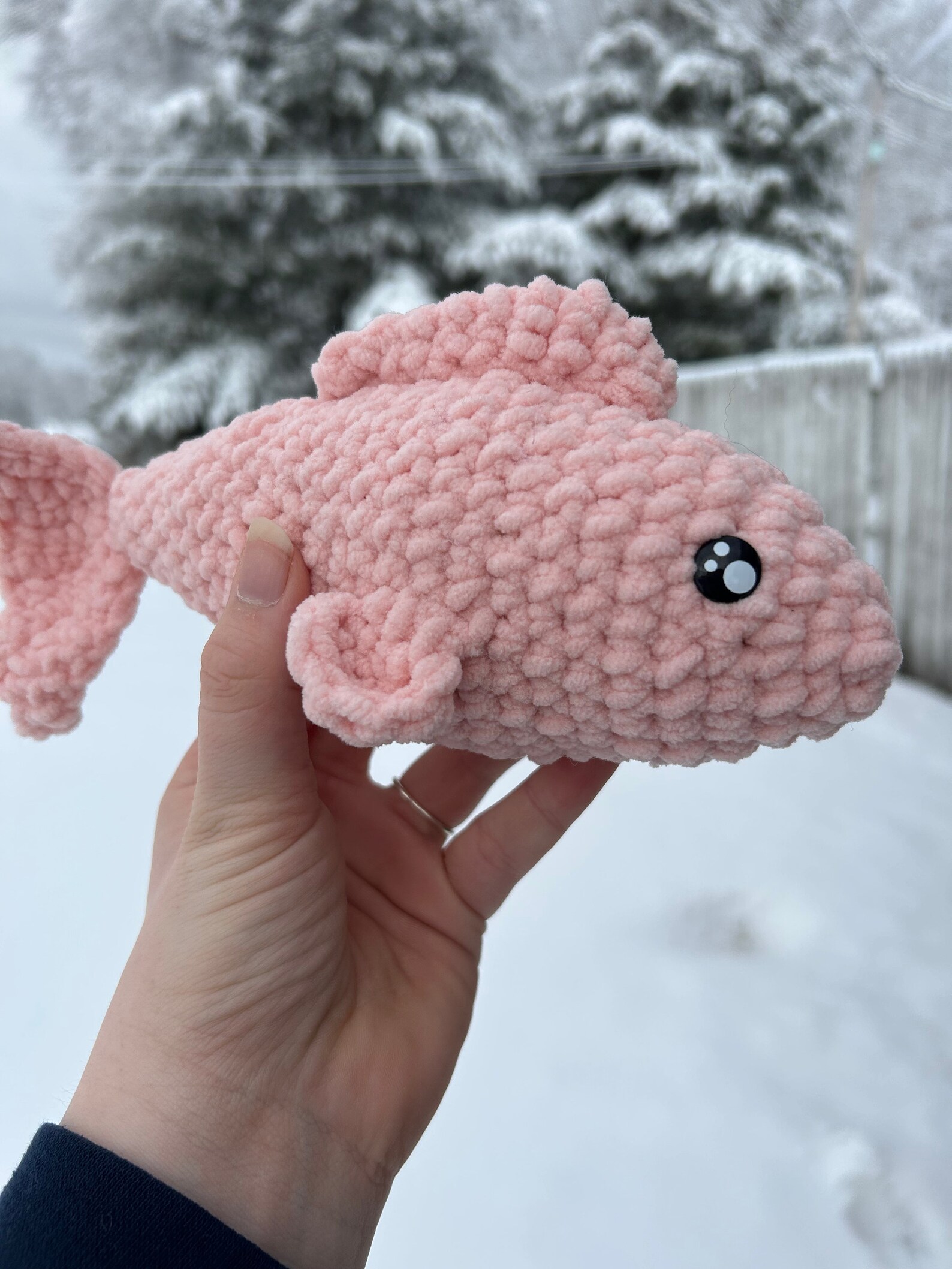 Crochet Fish Stuffed Animal Kawaii Fish Amigurumi Water Plushie - Etsy